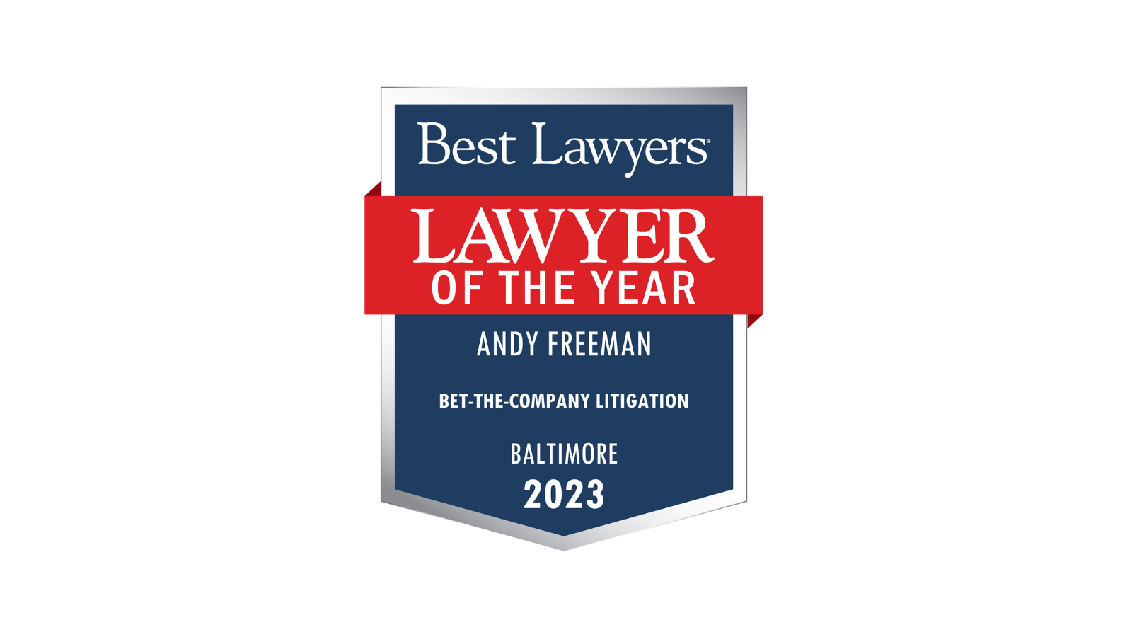 Andy Freeman Named 2023 Lawyer of the Year - Brown Goldstein Levy