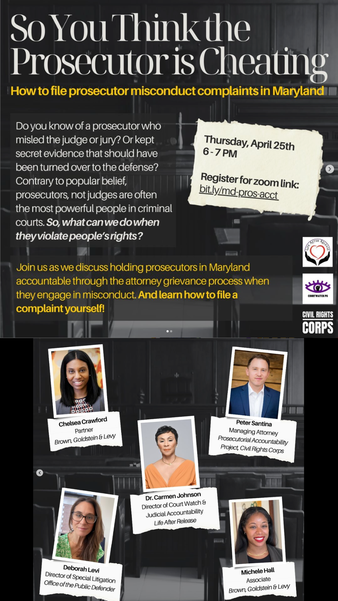 BGL Lawyers To Present on Prosecutorial Misconduct - Brown Goldstein Levy