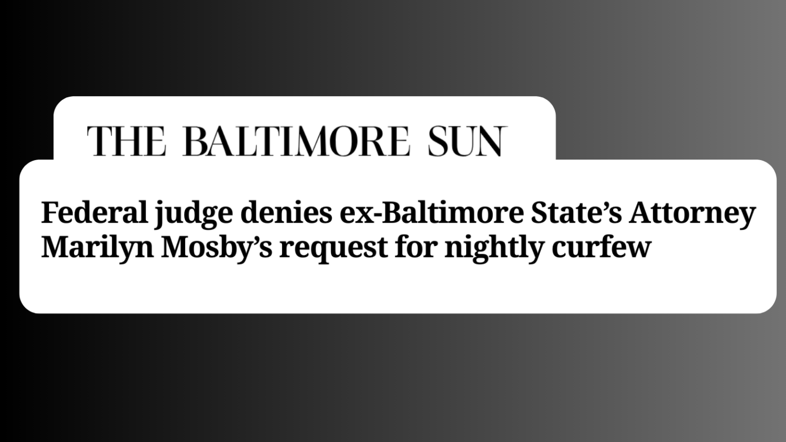 Andrew Radding Spoke to Baltimore Sun on Marilyn Mosby Case - Brown ...